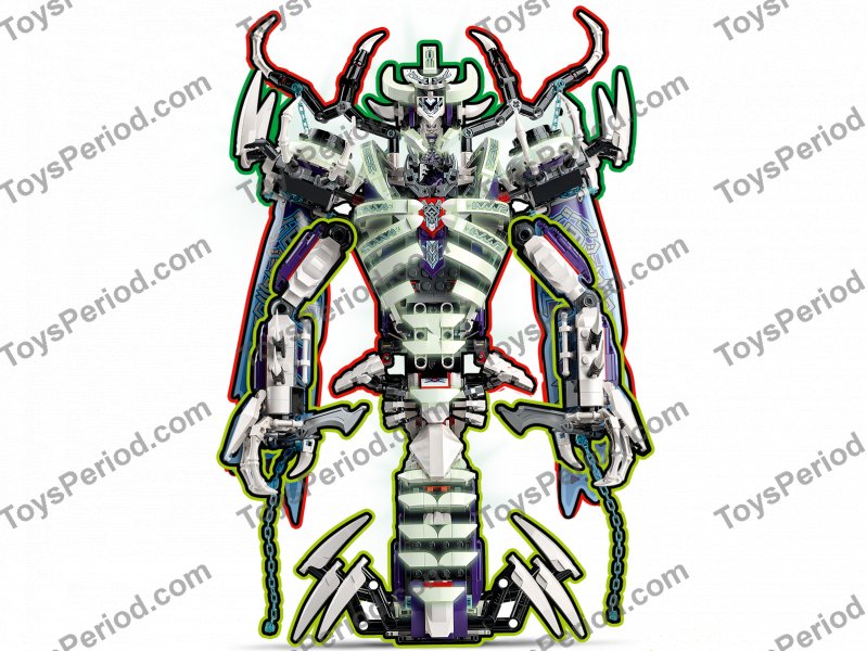 LEGO 80028 The Bone Demon Set Parts List