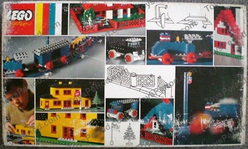 LEGO 080-1 Basic Building Set with Train Instructions and Parts List