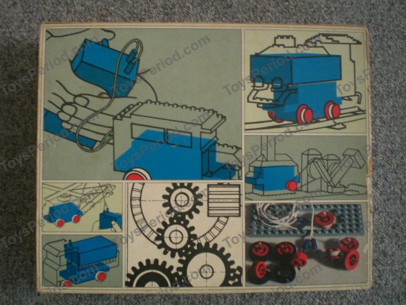 LEGO 102-1 4.5v Motor and Battery Box Set Parts List