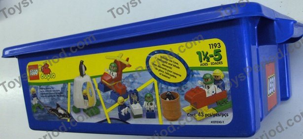 LEGO 1193 Water Park Tub Set Parts List