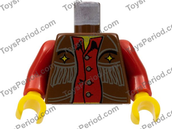 LEGO Sets with Part 973px53c01 Minifig Torso Western Cowboy Fringe Vest ...