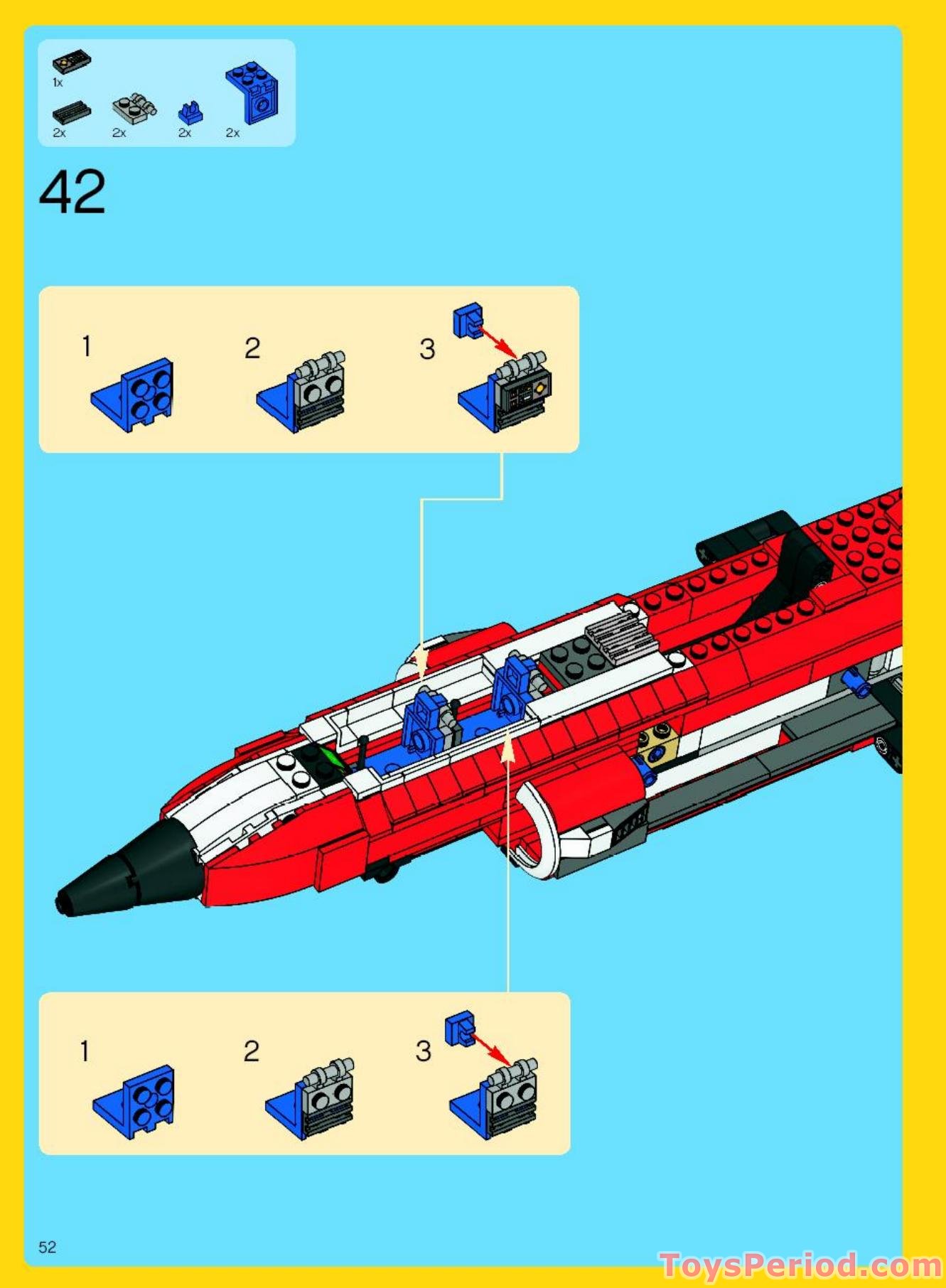 LEGO 5892 Sonic Boom Instructions and Parts List