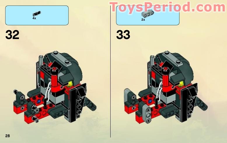 LEGO 70501 Warrior Bike Instructions and Parts List