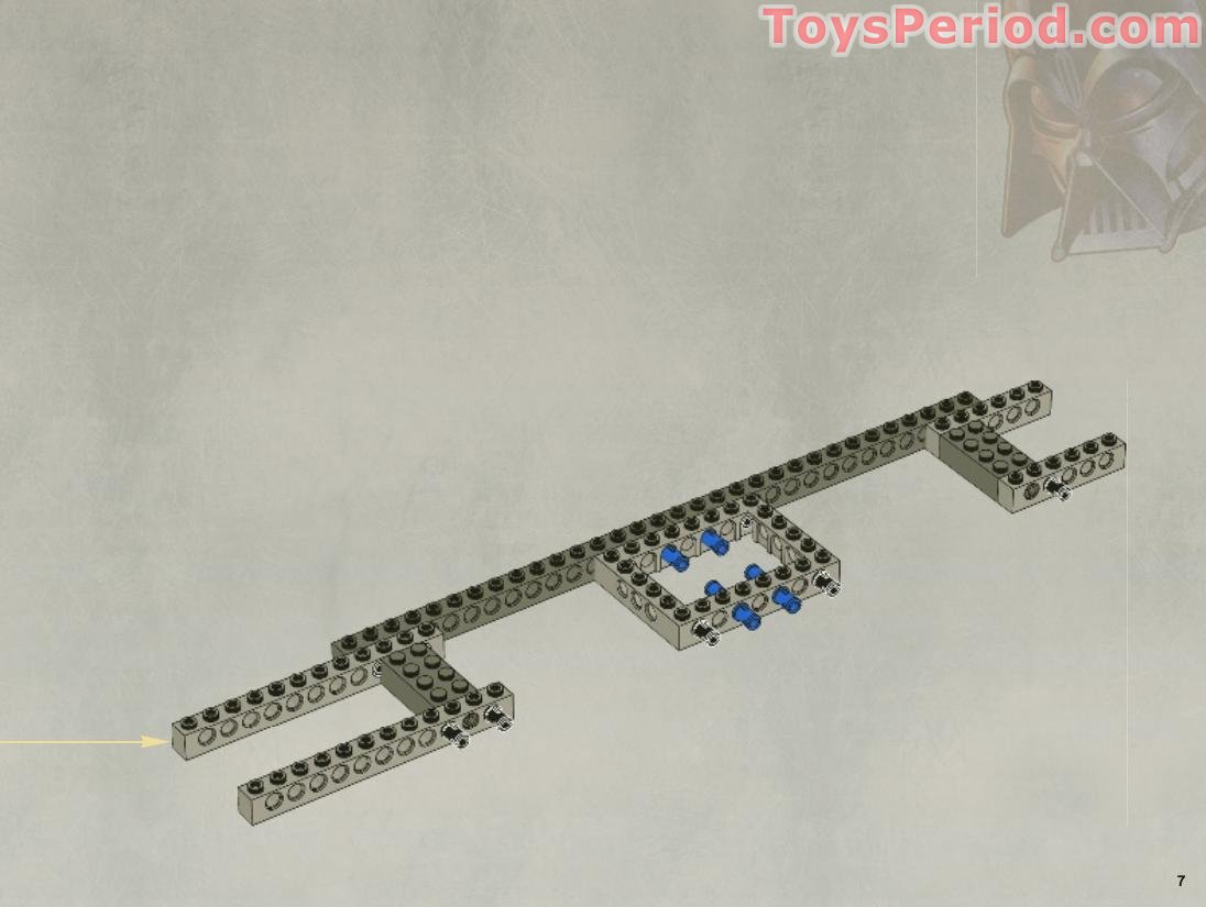 LEGO 7965 Millennium Falcon Instructions and Parts List