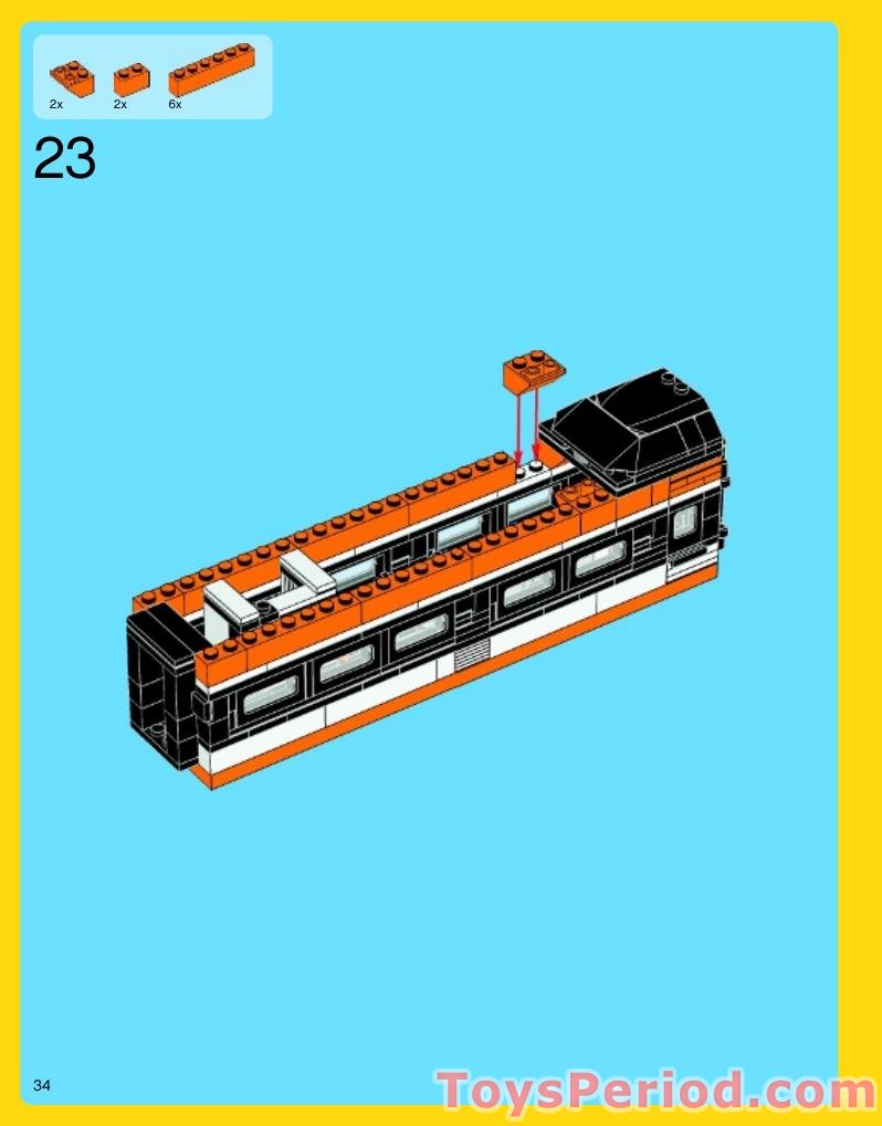 LEGO 10233 Horizon Express Instructions and Parts List