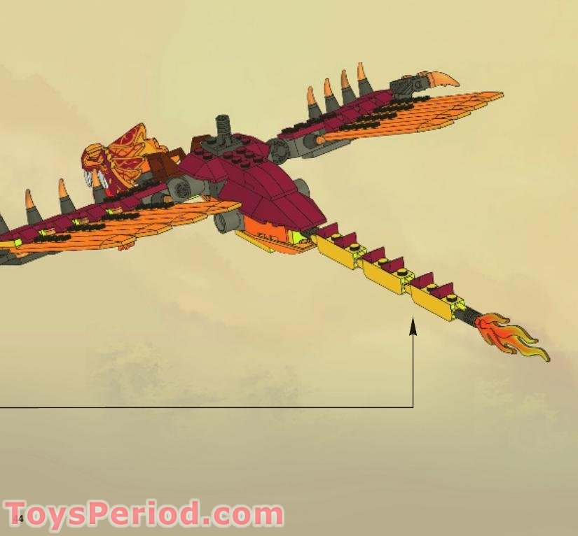 LEGO 2507 Fire Temple Instructions and Parts List