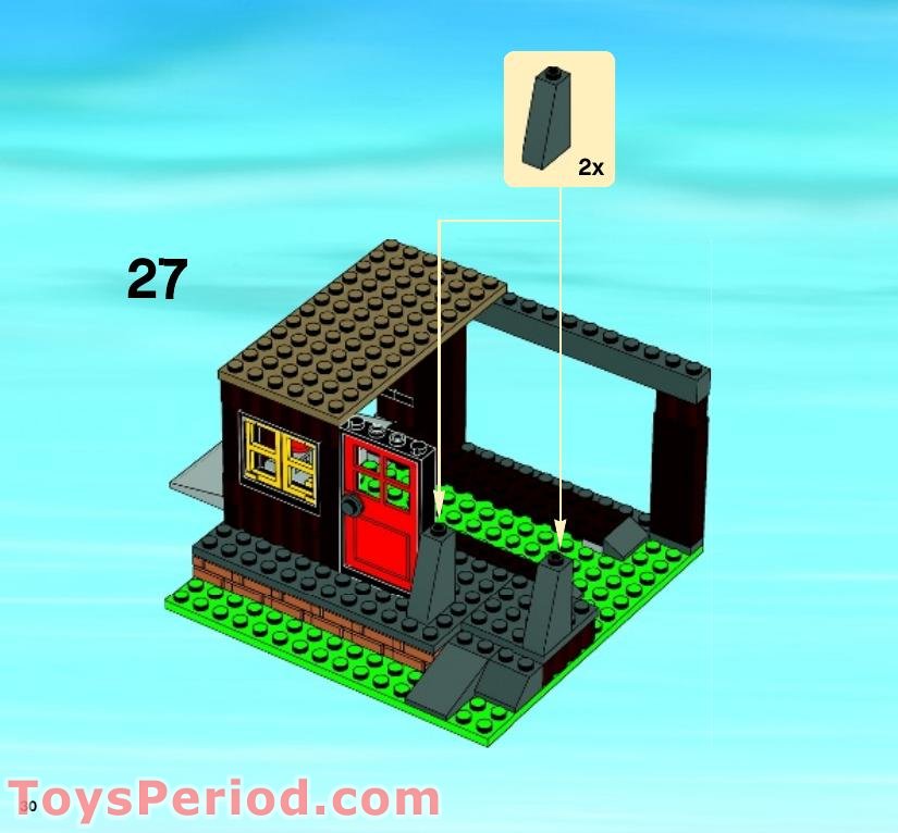 LEGO 4438 Robber's Hideout Instructions and Parts List