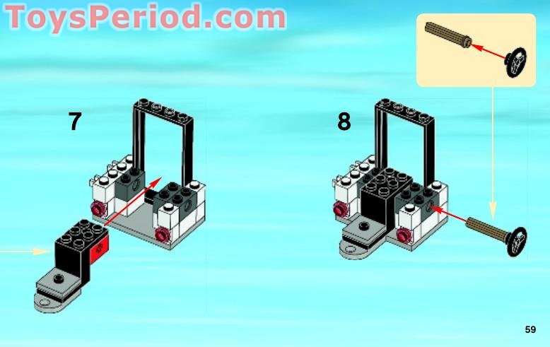 LEGO 4432 Garbage Truck Instructions and Parts List