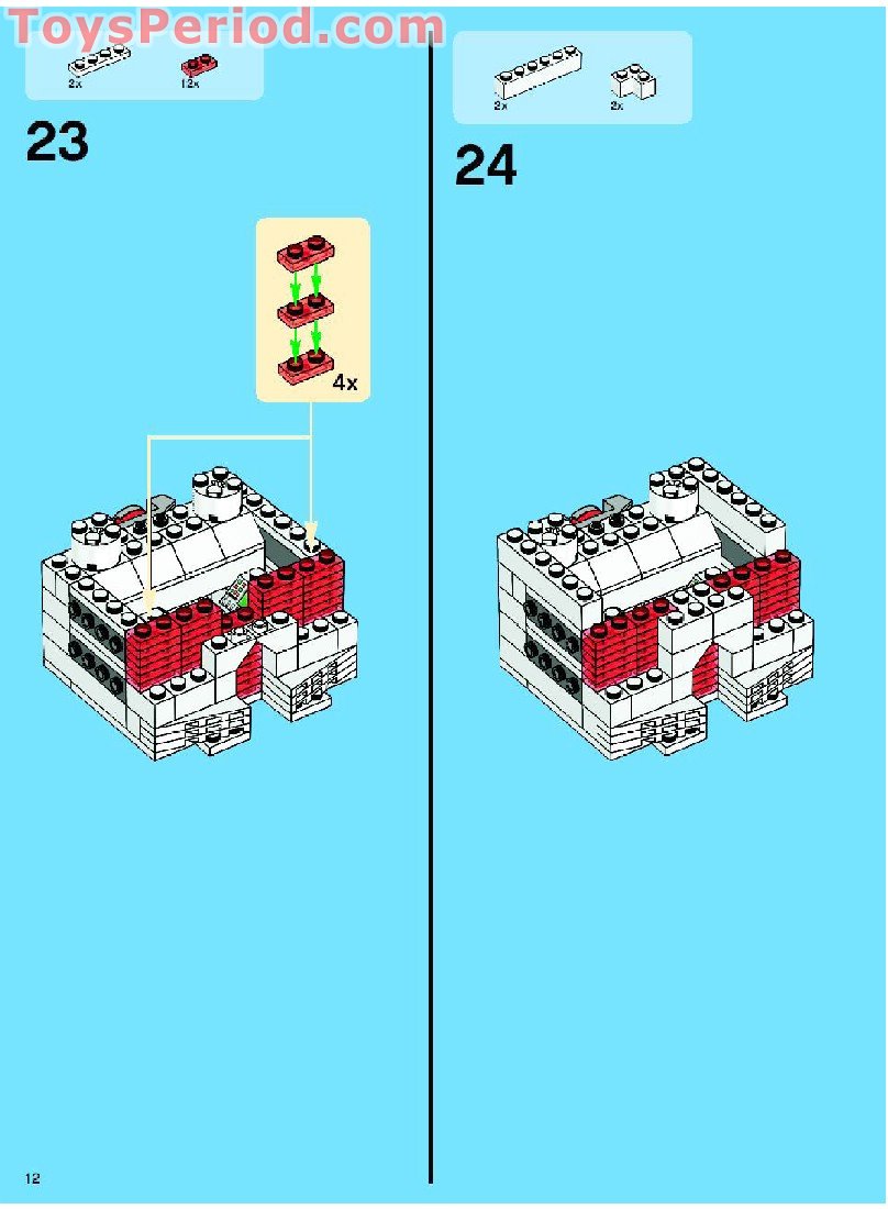 LEGO 10192 Space Skulls Instructions and Parts List