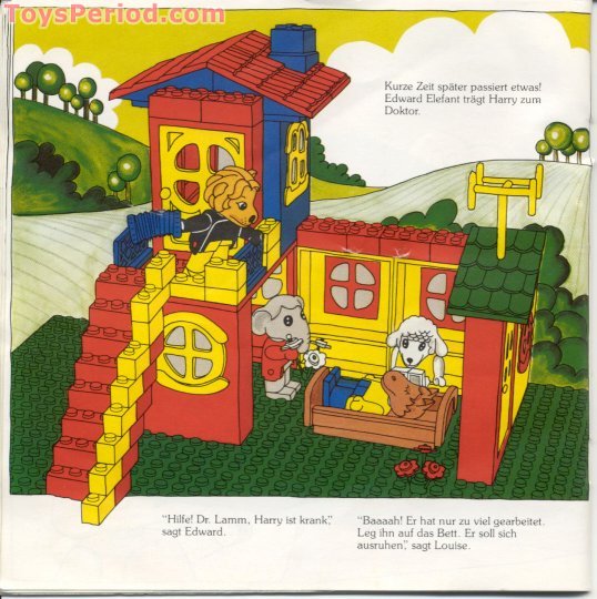 LEGO 3678 The Fabuland Mayor's House Instructions and Parts List