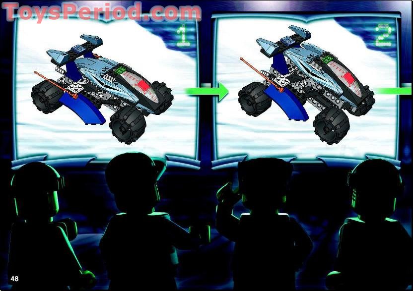 LEGO 4744 Tundra Tracker Instructions and Parts List