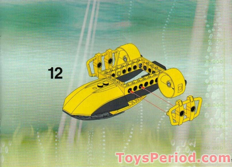 LEGO 4792 Alpha Team Navigator and Rov Instructions and Parts List
