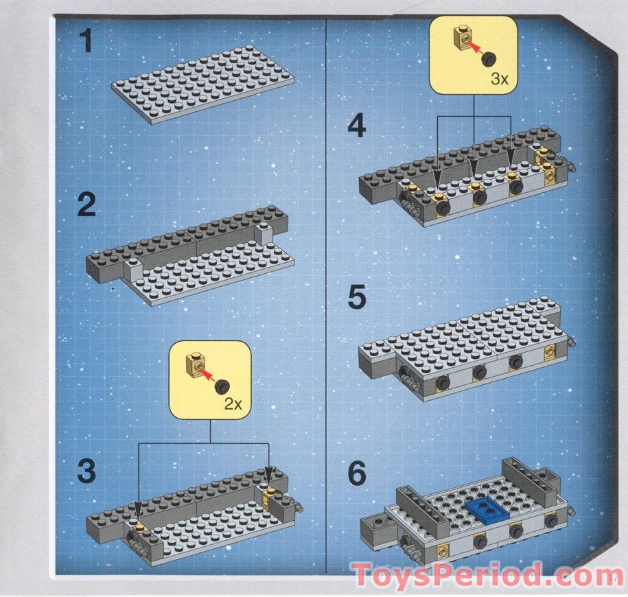 LEGO 4480 Jabba's Palace Instructions and Parts List