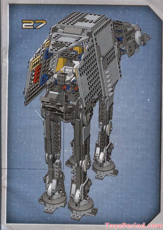 LEGO 4483-1 AT-AT, Black Box Instructions and Parts List