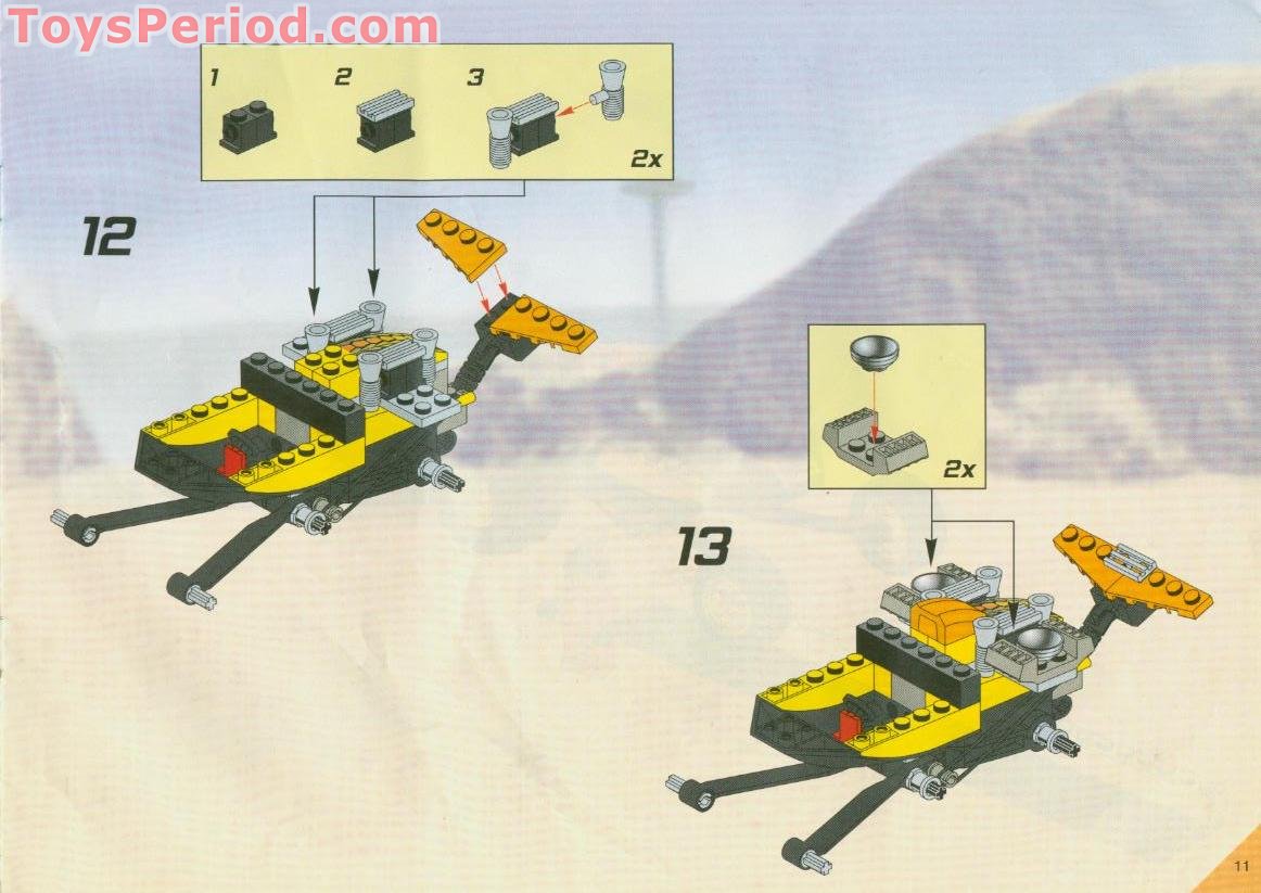 LEGO 4587 Duel Racers Instructions and Parts List
