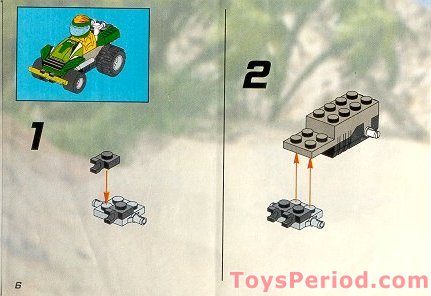 LEGO 4594 Maverick Sprinter and Hot Arrow Instructions and Parts List