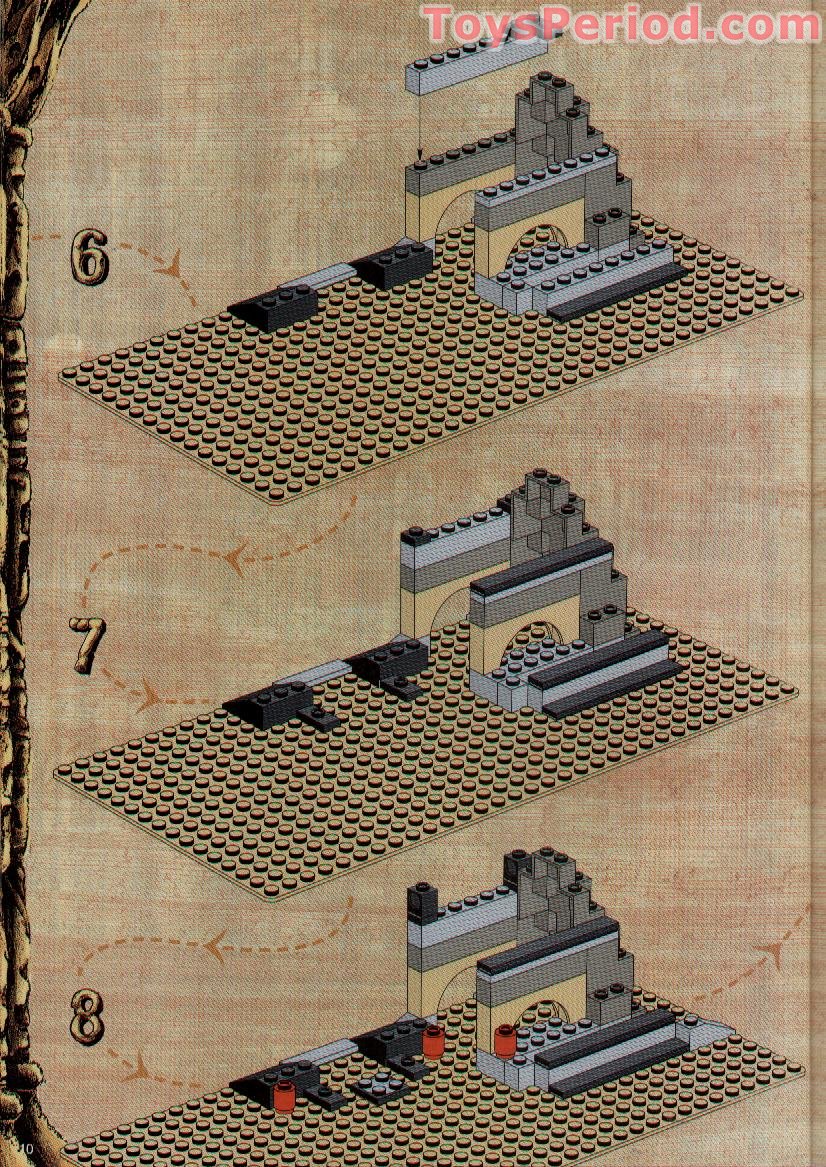 LEGO 5958 Mummy's Tomb Instructions and Parts List