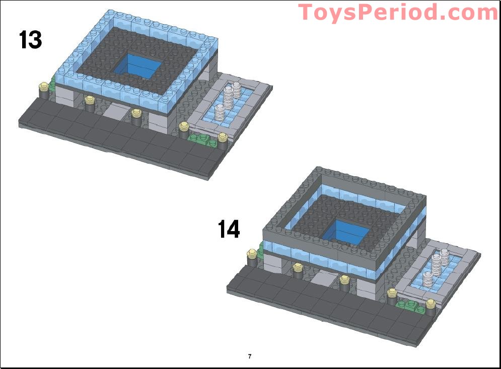 LEGO 5526 Skyline Instructions and Parts List
