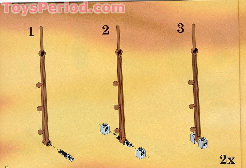 LEGO 6746 Chief's Tepee Instructions and Parts List