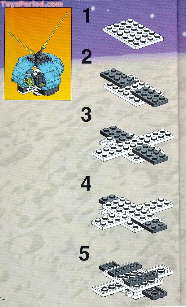 LEGO 6899 Nebula Outpost Instructions and Parts List