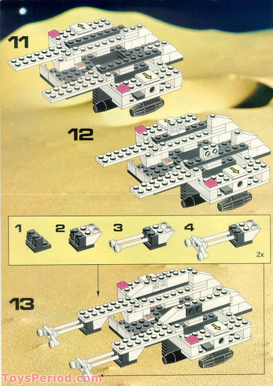 LEGO 6932 Stardefender 200 Instructions and Parts List
