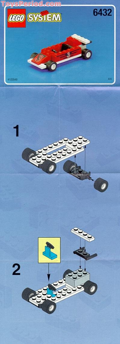 LEGO 6432 Speedway Transport Instructions and Parts List