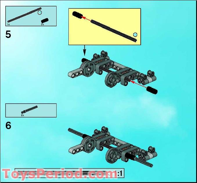 LEGO 7706 Mobile Defense Tank Instructions and Parts List
