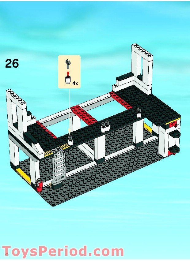 LEGO 7744 Police Headquarters Instructions and Parts List