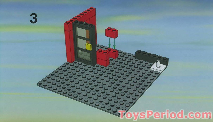 LEGO 7240 Fire Station Instructions and Parts List