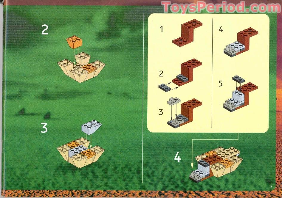 LEGO 7316 Excavation Searcher Instructions and Parts List
