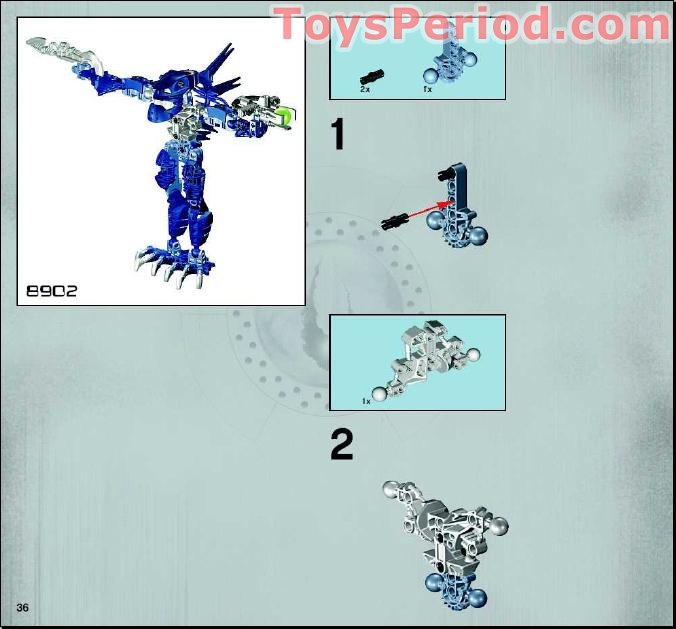 LEGO 8626 Irnakk Instructions and Parts List