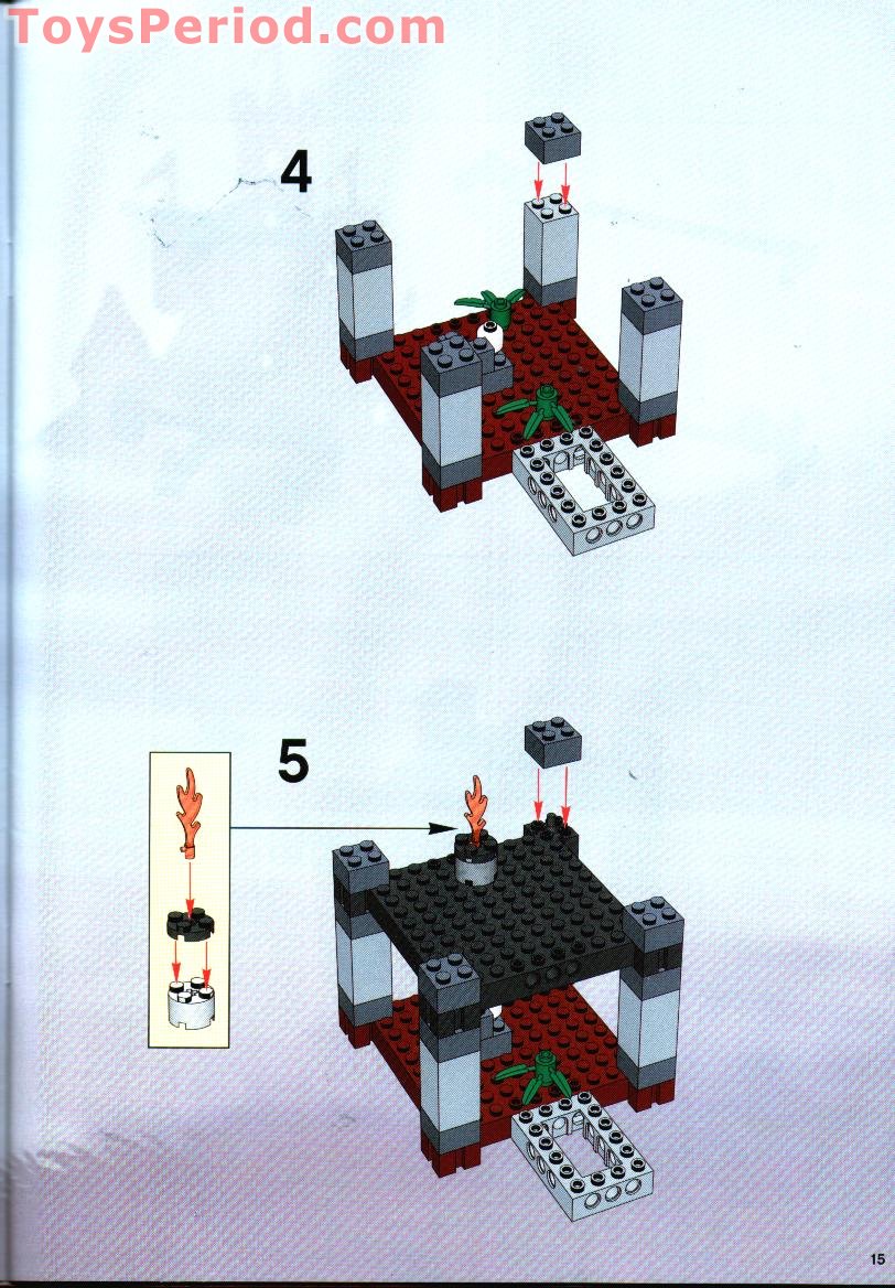 LEGO 8780 Citadel of Orlan Instructions and Parts List