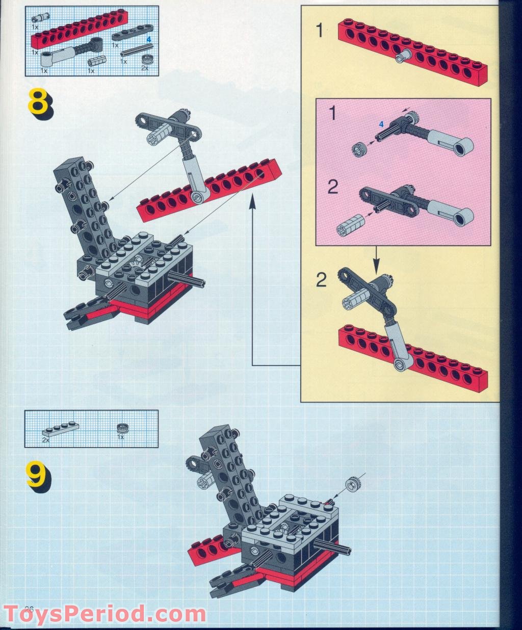LEGO 8829 Dune Blaster Instructions and Parts List