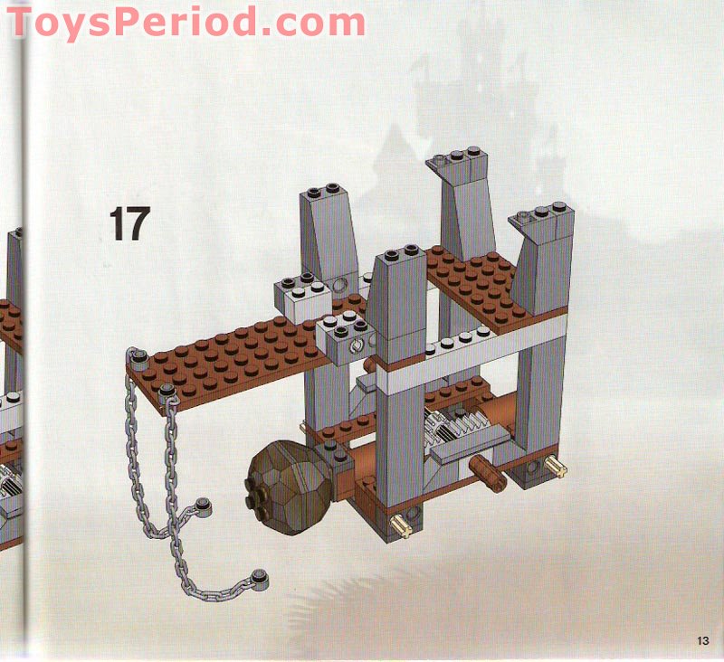 LEGO 8875 King's Siege Tower Instructions and Parts List