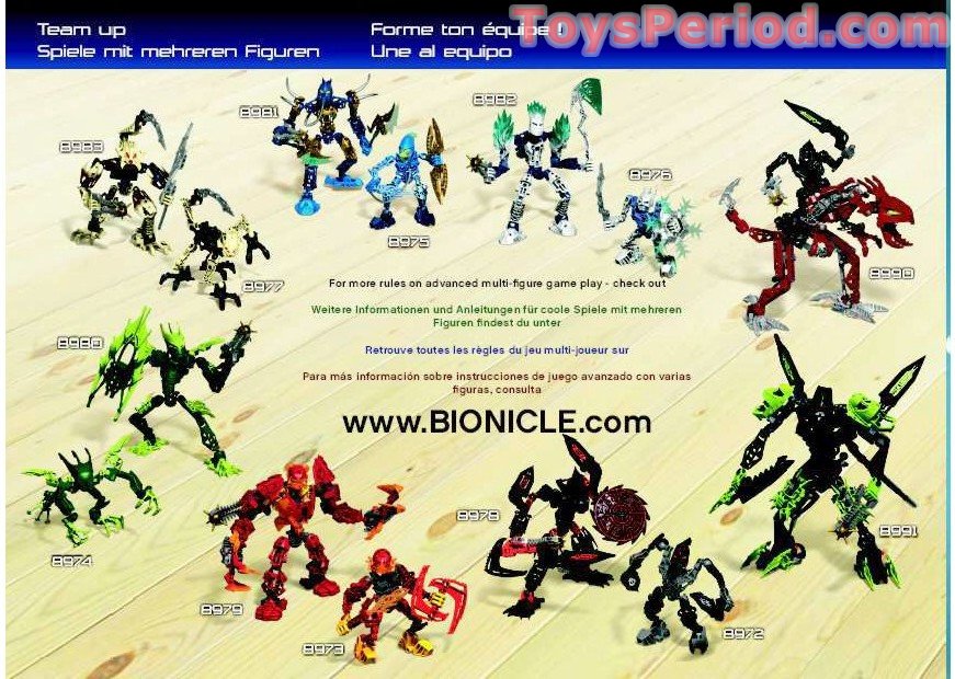 LEGO 8979 Malum Instructions and Parts List