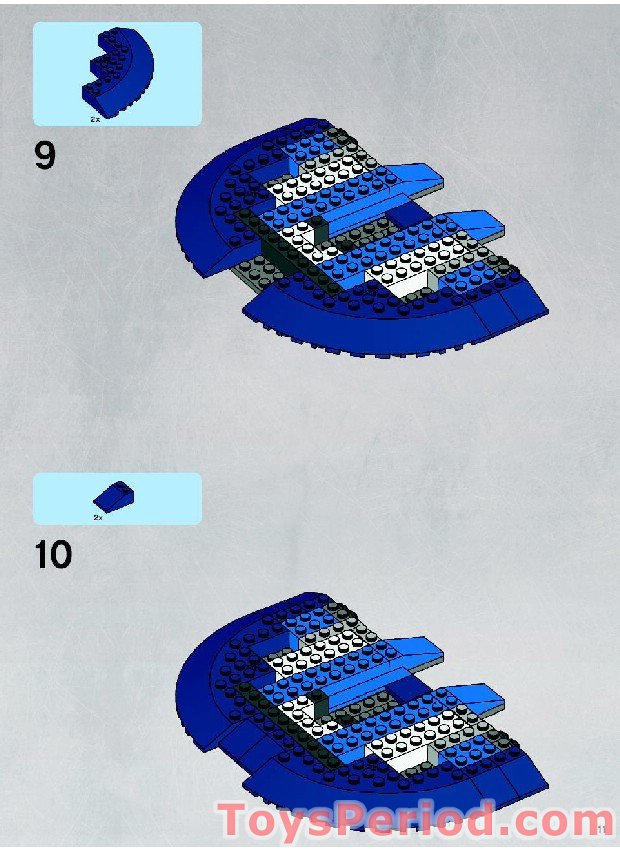 LEGO 8018 Armored Assault Tank (AAT) Instructions and Parts List