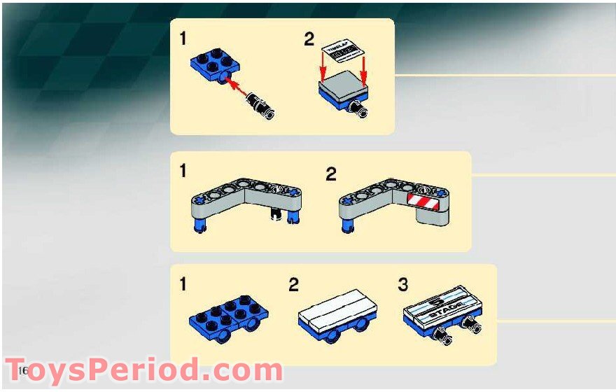 LEGO 8124 Ice Rally Instructions and Parts List