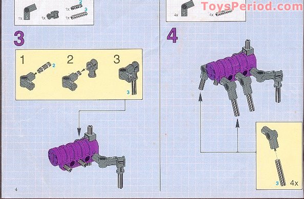 LEGO 8239 Cyber Challenge Instructions and Parts List