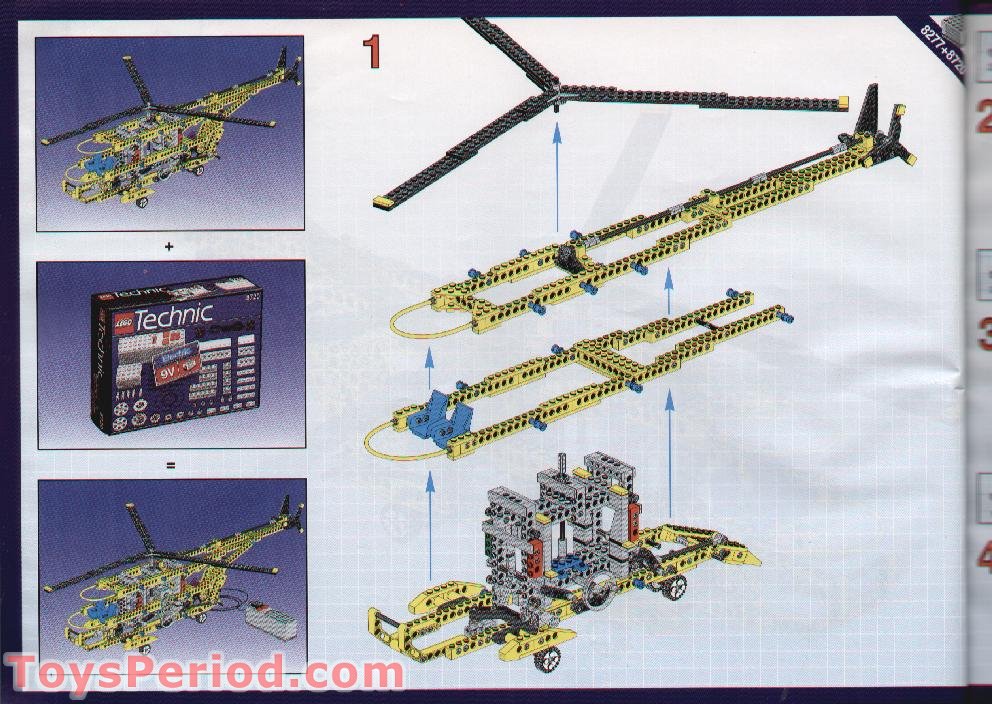LEGO 8277 Giant Model Set Instructions and Parts List