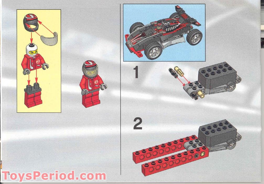 LEGO 8357 Zonic Strike Instructions and Parts List