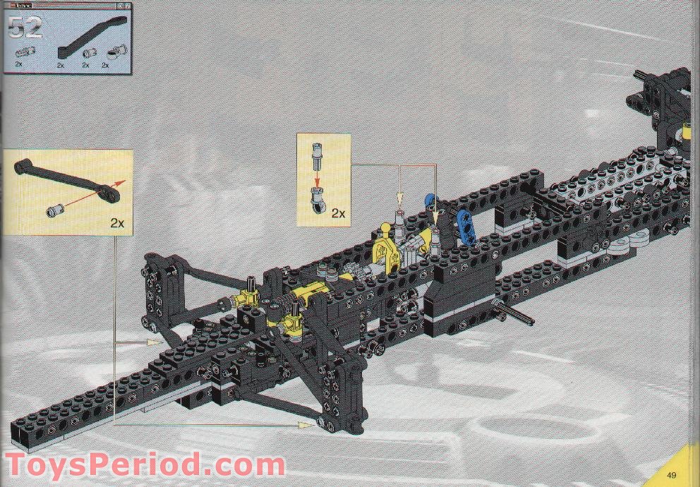 LEGO 8458 Silver Champion Racer Instructions and Parts List