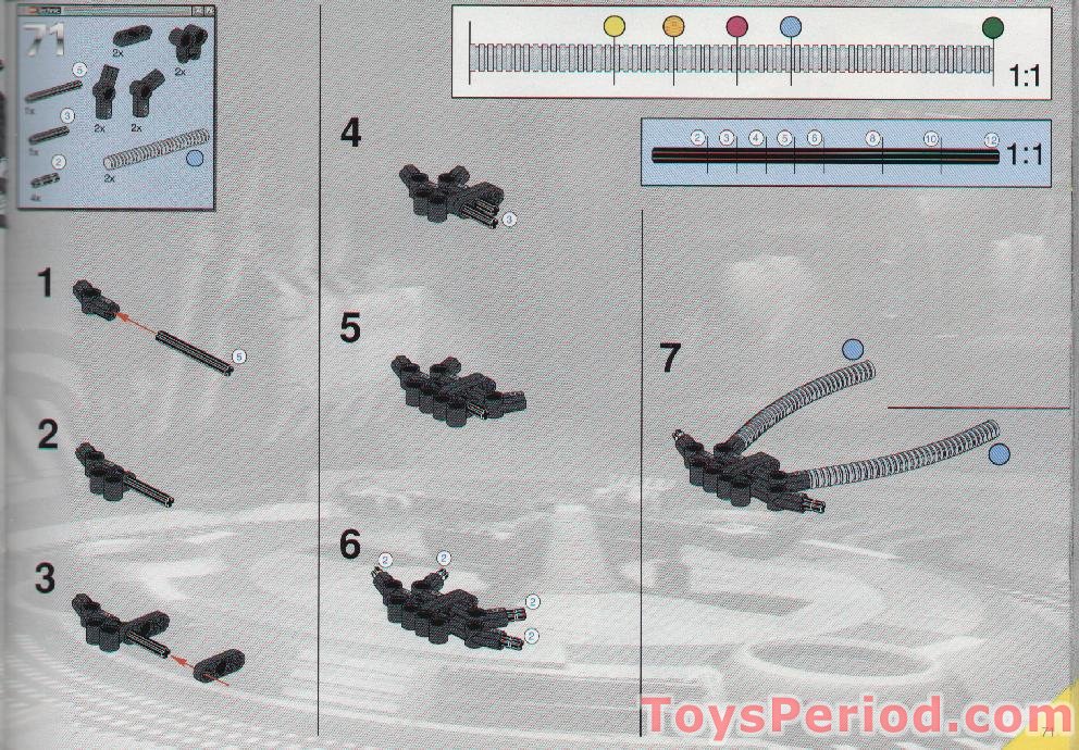 LEGO 8458 Silver Champion Racer Instructions and Parts List