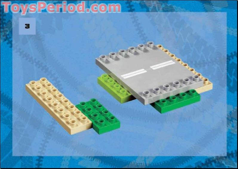 LEGO 3295 Roley's Road Set Instructions and Parts List