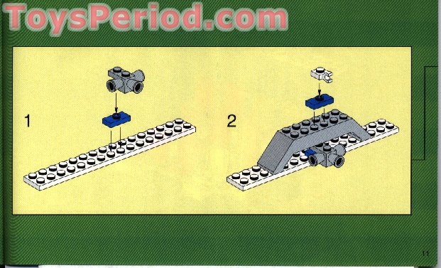 LEGO 3308 Shell Promotional Soccer Set - Tribune Instructions and Parts ...