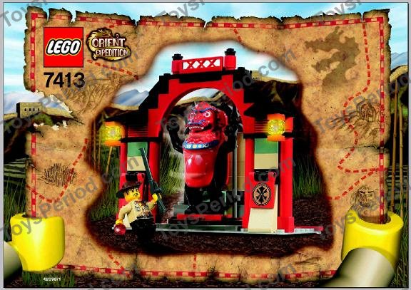 LEGO 7413 Passage of Jun-Chi Instructions and Parts List