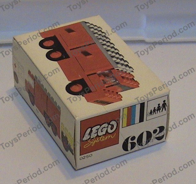 LEGO 602-2 Legoland Fire Truck Instructions and Parts List