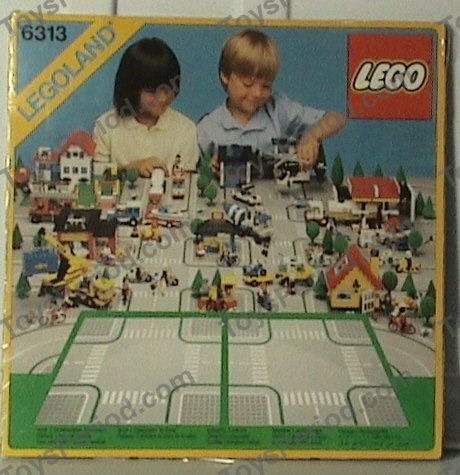 LEGO 6313 Two Cross-Road Plates Instructions and Parts List