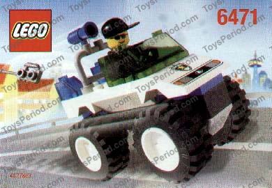 LEGO 6471 4wd Police Patrol Instructions and Parts List