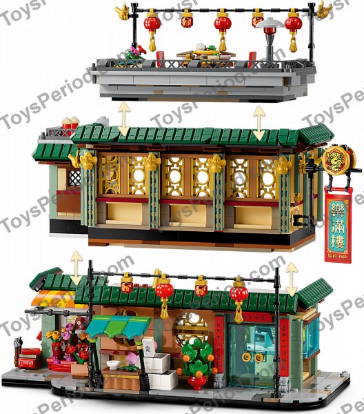 LEGO 80113 Family Reunion Celebration Set Parts List