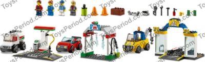 LEGO 60232 Garage Center Set Parts List